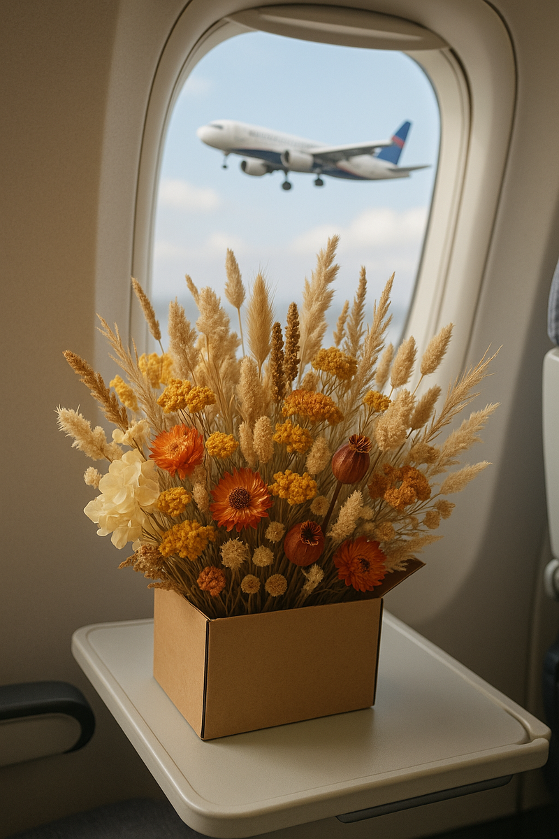 Can You Take Dried Flowers on a Plane? – The Dry Decor
